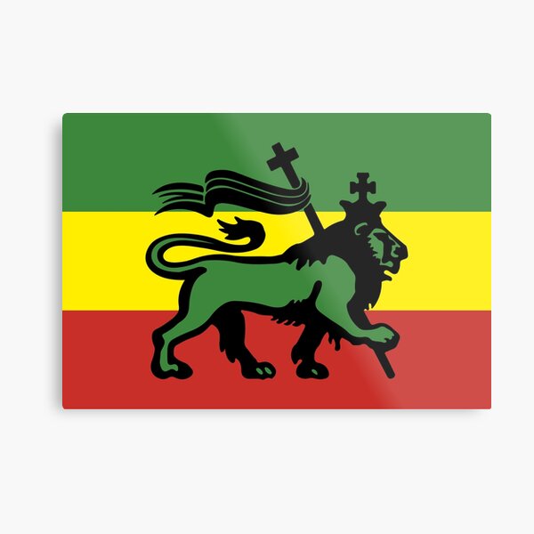 "Haile Selassie - CONQUERING LION - Rastafarian Flag of Ethiopia Lion ...