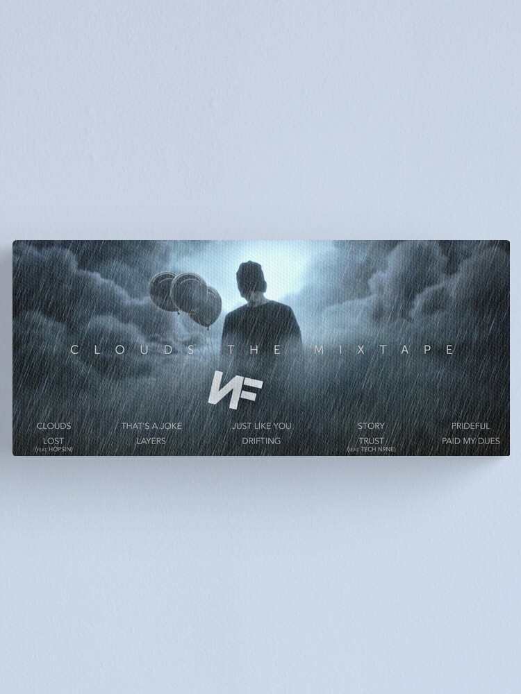 "NF - CLOUDS THE MIXTAPE" Canvas Print for Sale by PjSwiss | Redbubble