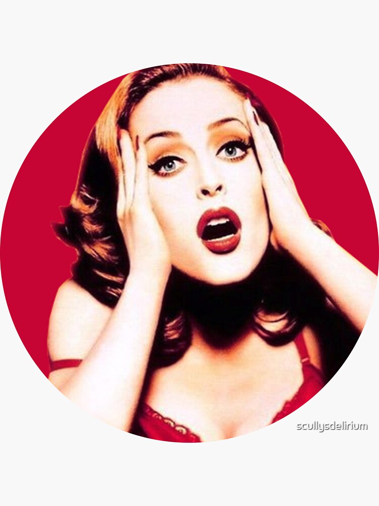 "Rolling Stones Gillian " Sticker for Sale by scullysdelirium | Redbubble