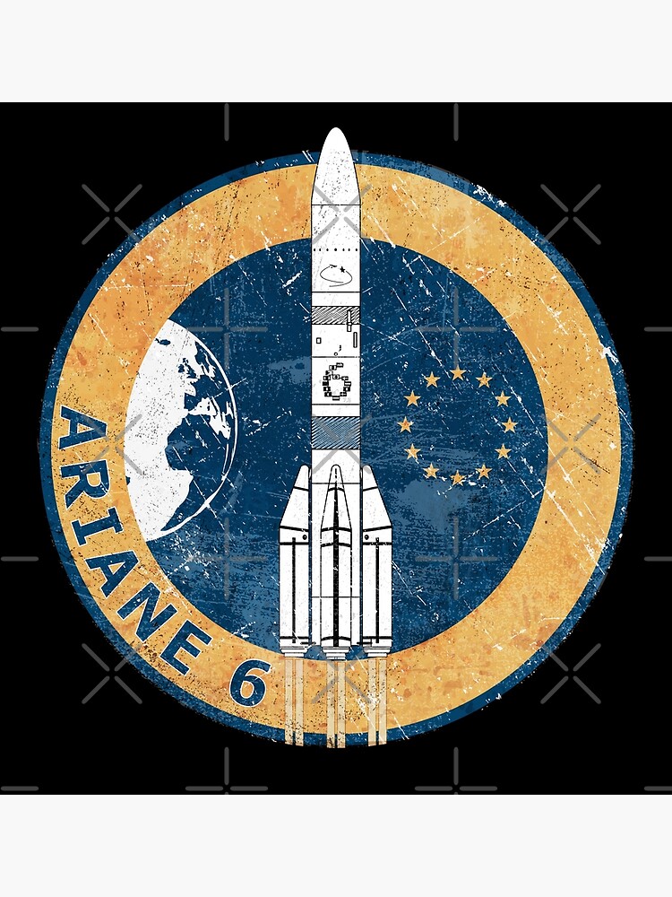 "Ariane 6 Badge" Poster for Sale by BGALAXY | Redbubble