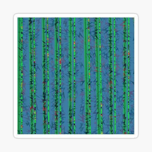 "Bohemian Stripes interference " Sticker for Sale by Krizena | Redbubble