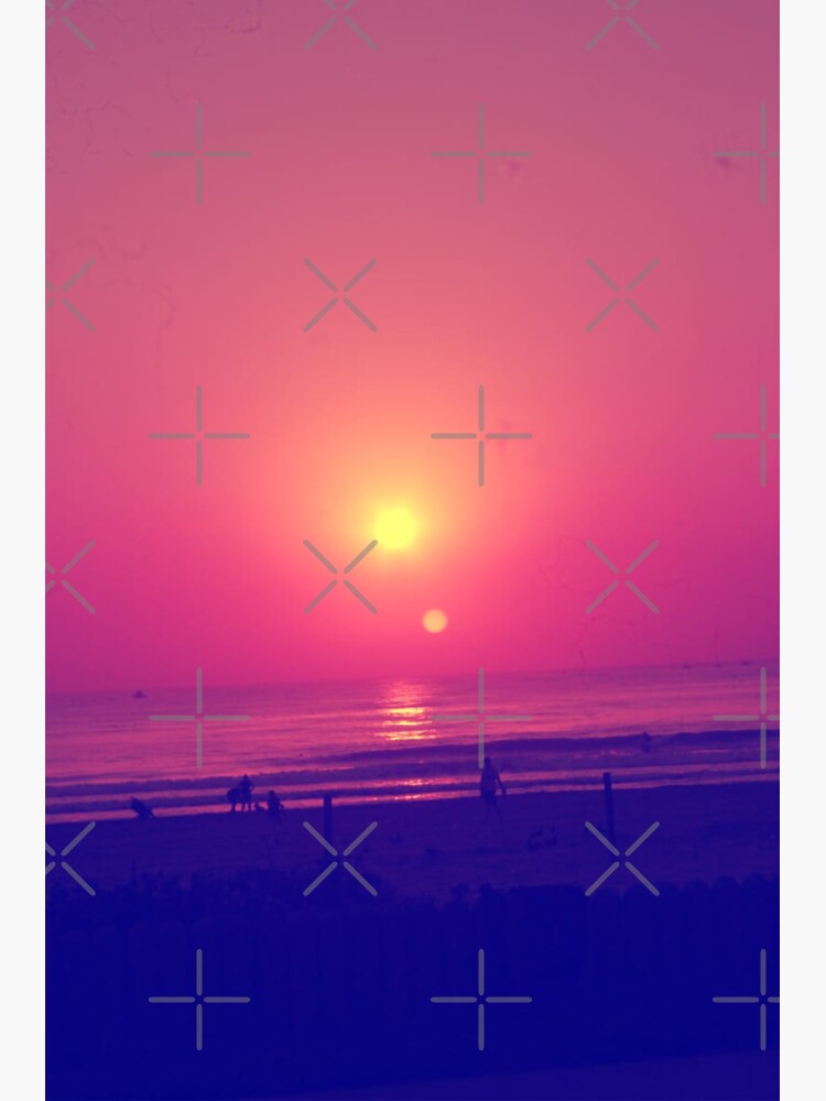 "Warm Beautiful Pink Sunrise over the Ocean" Sticker by fionakzn ...