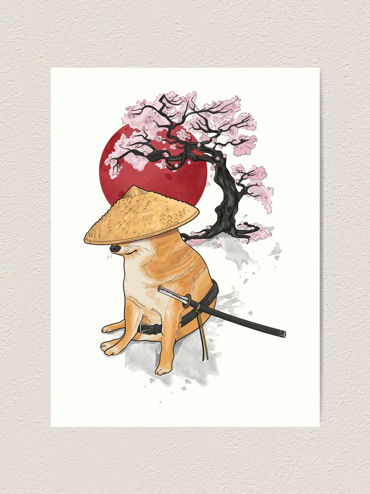 "cheems" Art Print for Sale by PaperHead270389 | Redbubble