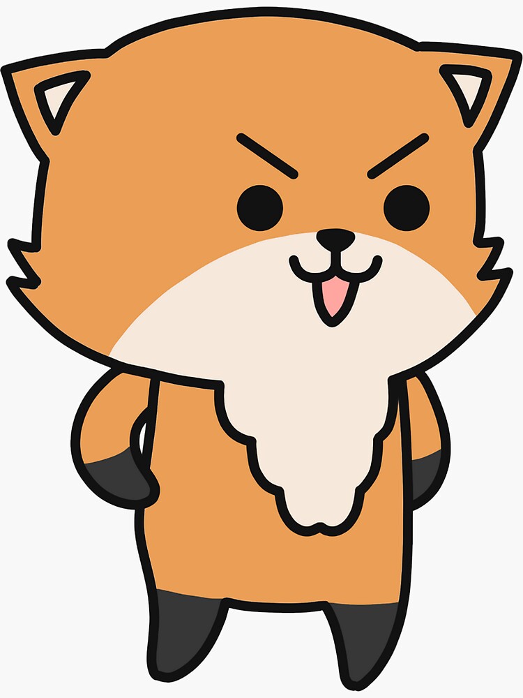 "Foolish fox" Sticker for Sale by ZackChen | Redbubble