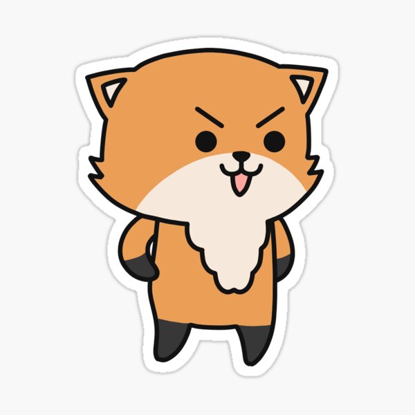 "Foolish fox" Sticker for Sale by ZackChen | Redbubble