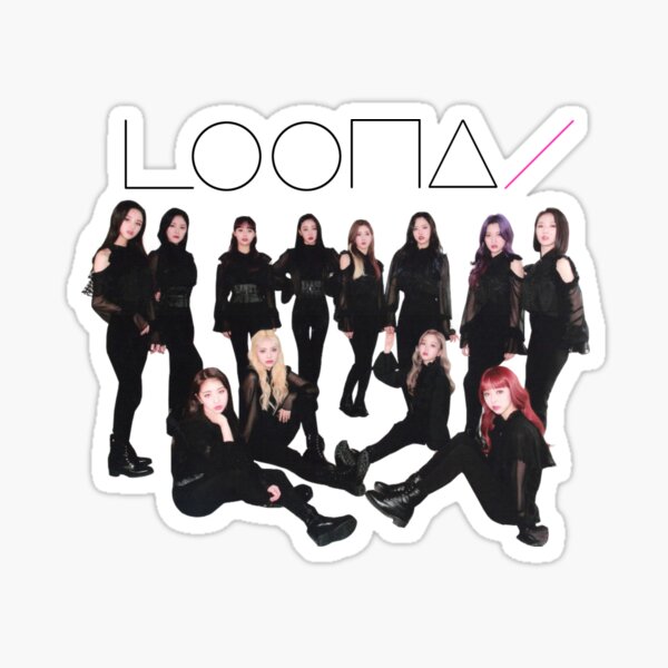 "LOONA" Sticker for Sale by dannt94 | Redbubble