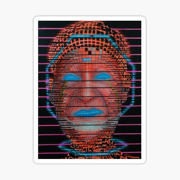 Pegatina «Rudy Leon: placa base antigua» de RudyLeonArt | Redbubble