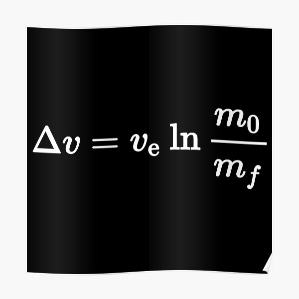 "rocket equation, most fundamental equation of space exploration dark ...
