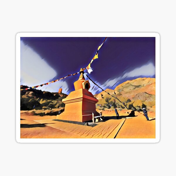 "Stupa" Sticker for Sale by RakshaSD | Redbubble