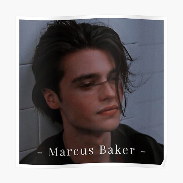 "marcus baker " Poster for Sale by CrazyFace5 | Redbubble