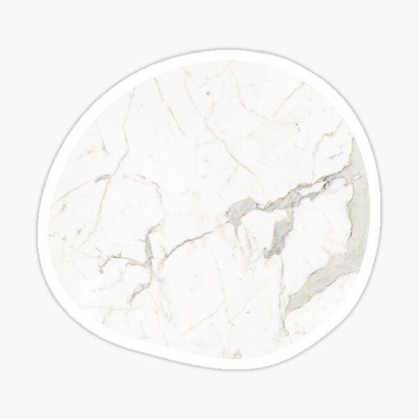 "White and Gray Marble" Sticker for Sale by MarleenMichels | Redbubble