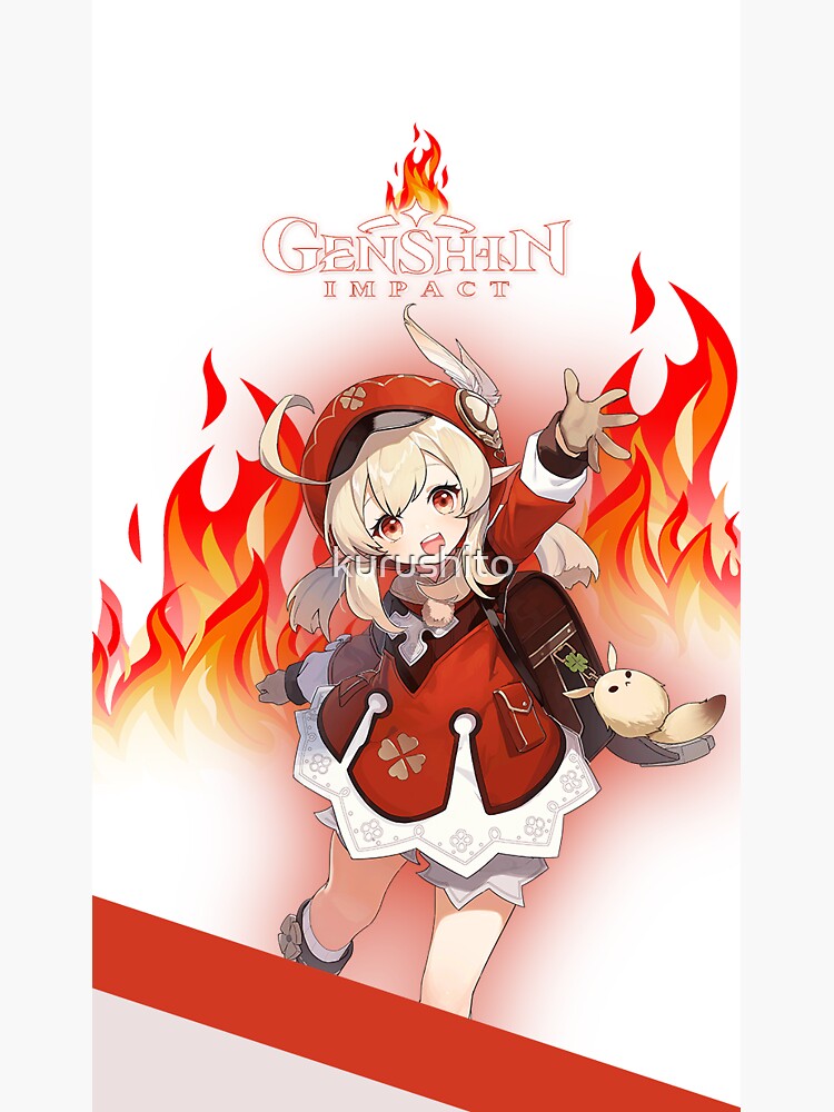 "Klee Pyro" Sticker by kurushito | Redbubble