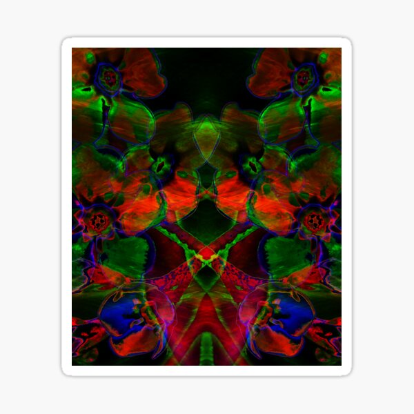 "DELIRIUM" Sticker for Sale by EMI-Design | Redbubble