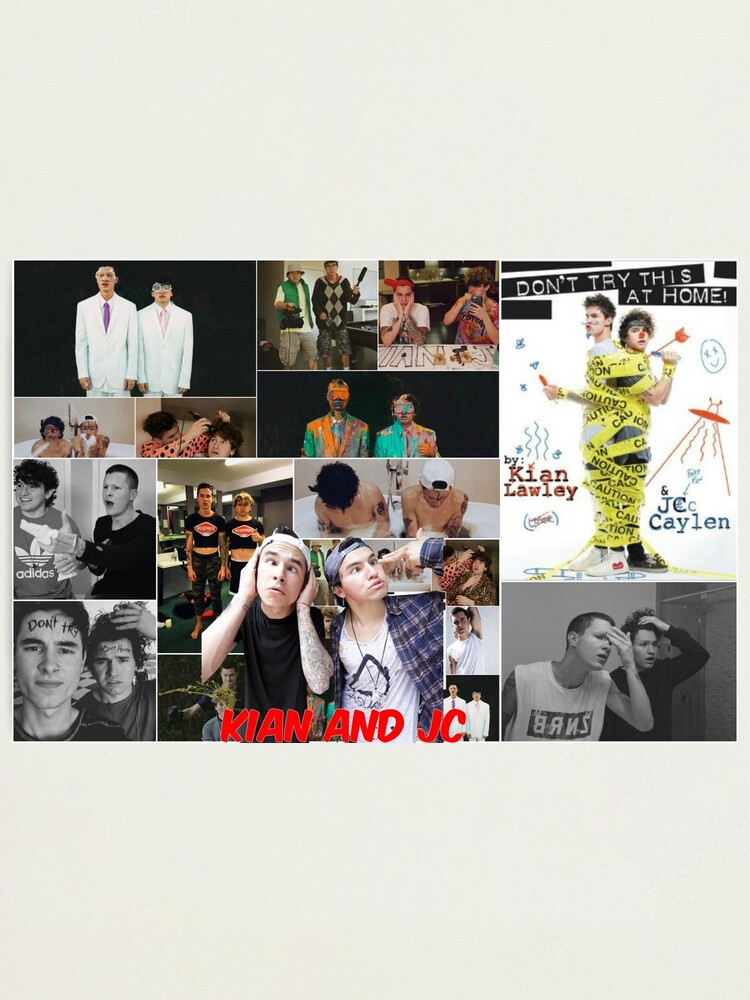 "Kian and Jc fan art / unofficial merch! xx" Photographic Print by ...