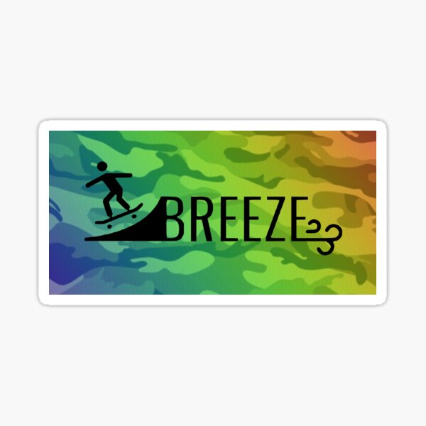 "Breeze Box Logo" Sticker for Sale by breezeskateuk | Redbubble