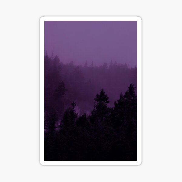 "Purple Fog" Sticker for Sale by AlsknMommaBear2 | Redbubble