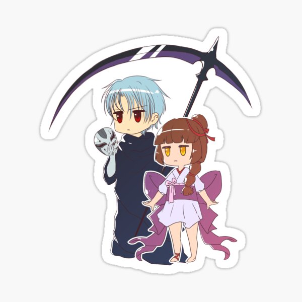 "Vampire Princess Miyu & Larva Chibis" Sticker for Sale by ...