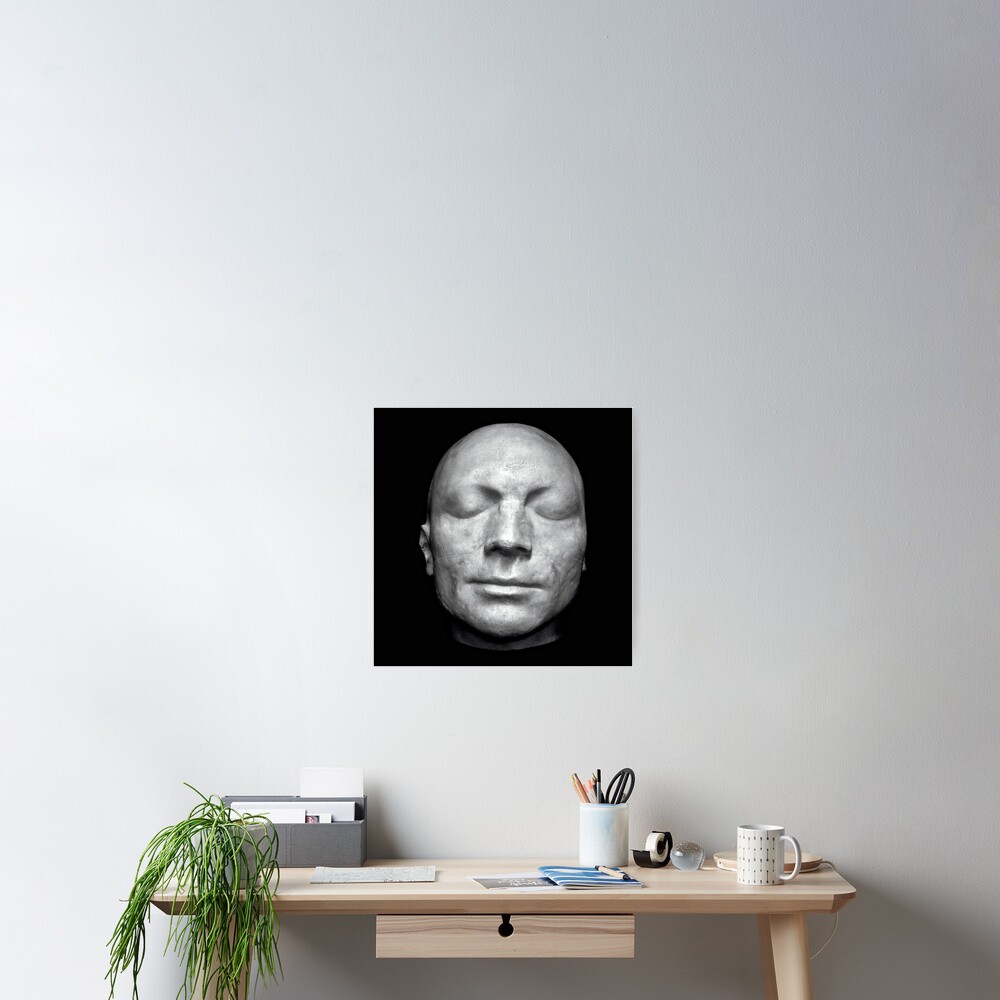"DEATH MASK - ROBESPIERRE" Poster by EasyBearDesigns | Redbubble