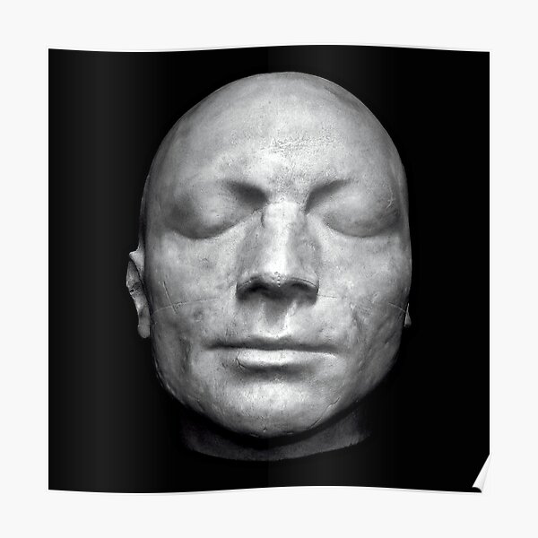 "DEATH MASK - ROBESPIERRE" Poster by EasyBearDesigns | Redbubble