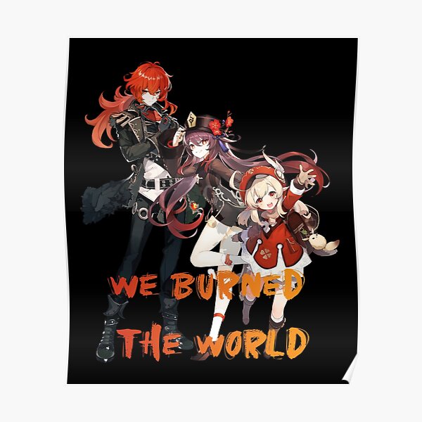 "genshin impact hu tao" Poster by Dawson912034 | Redbubble