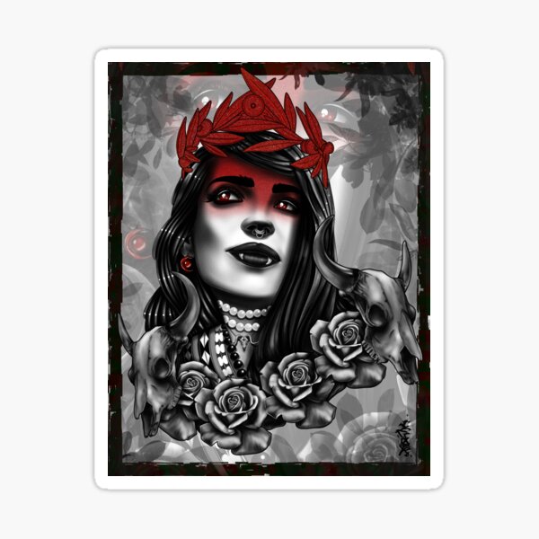 "Girl for heard " Sticker for Sale by moyaroba | Redbubble