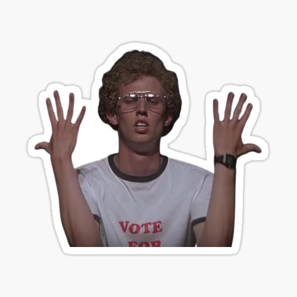 "Napoleon Dynamite dance scene " Sticker by 2e42e42e4 | Redbubble