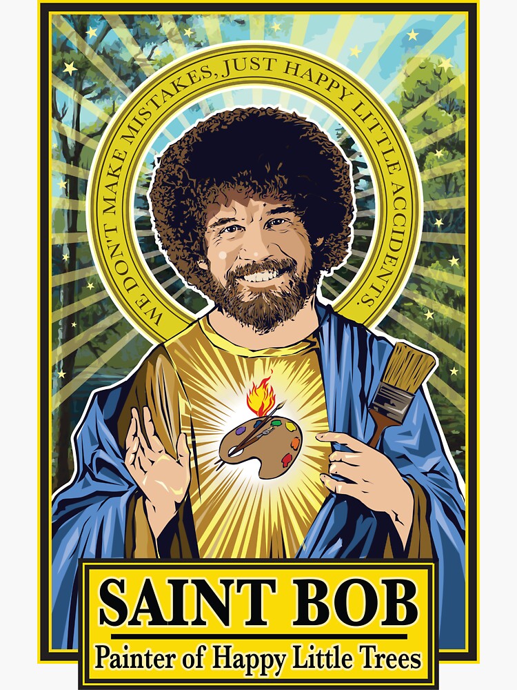 "Saint Bob" Sticker for Sale by popartwarlord1 | Redbubble
