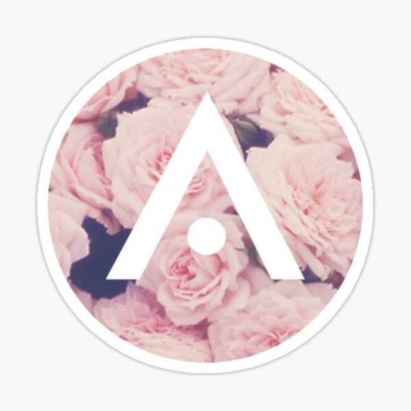 "Light Pink Aveda Rose Logo" Sticker for Sale by Dalaura | Redbubble