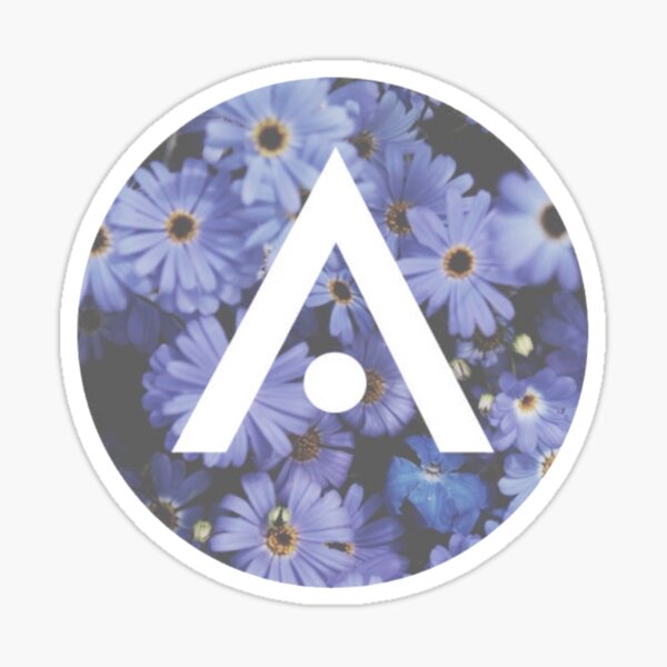 "Purple Aveda Flower Logo" Sticker for Sale by Dalaura | Redbubble