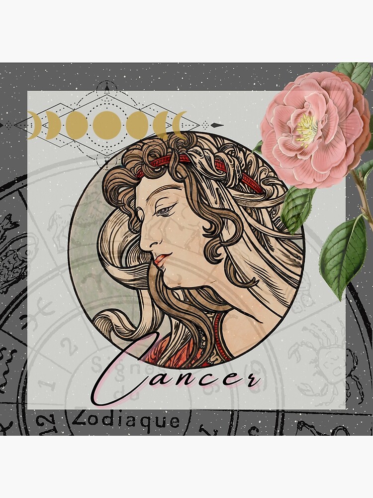 "Cancer Zodiac Goddess" Art Print for Sale by StoryAtlas | Redbubble