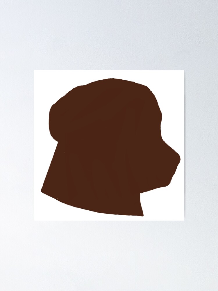 "Chocolate Lab Silhouette" Poster for Sale by Mysticartshop | Redbubble