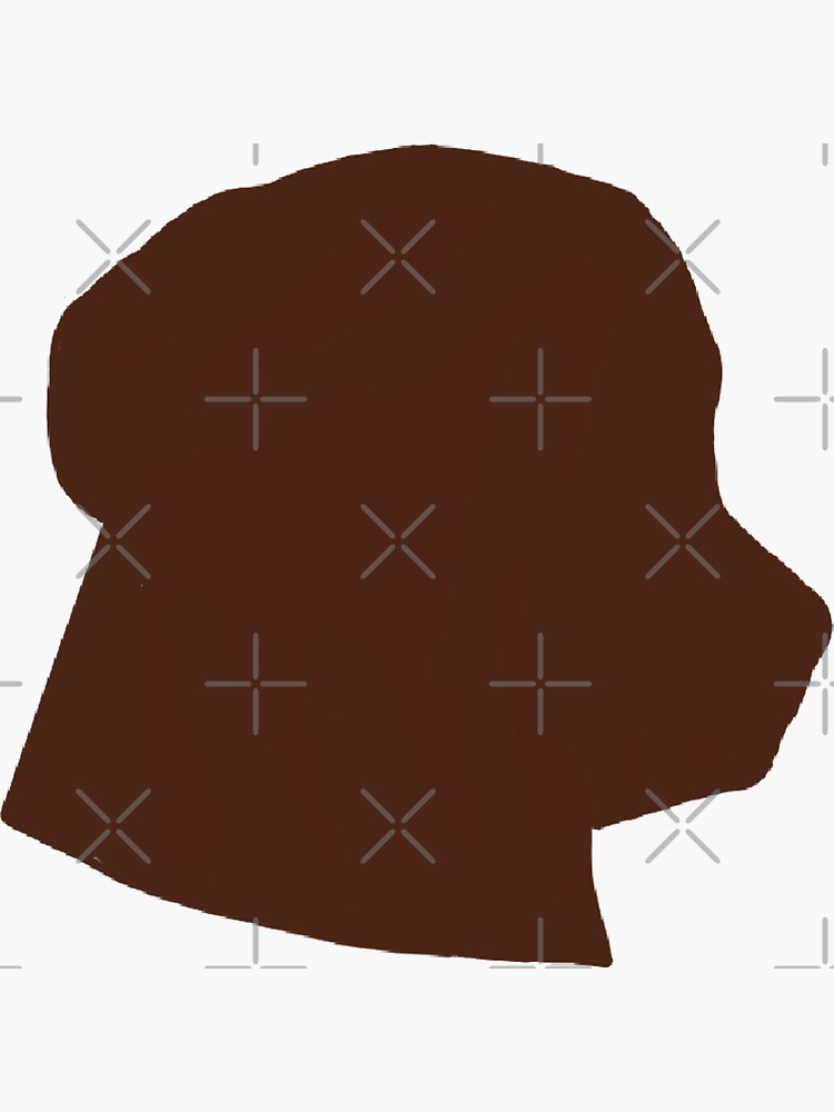 "Chocolate Lab Silhouette" Sticker for Sale by Mysticartshop | Redbubble