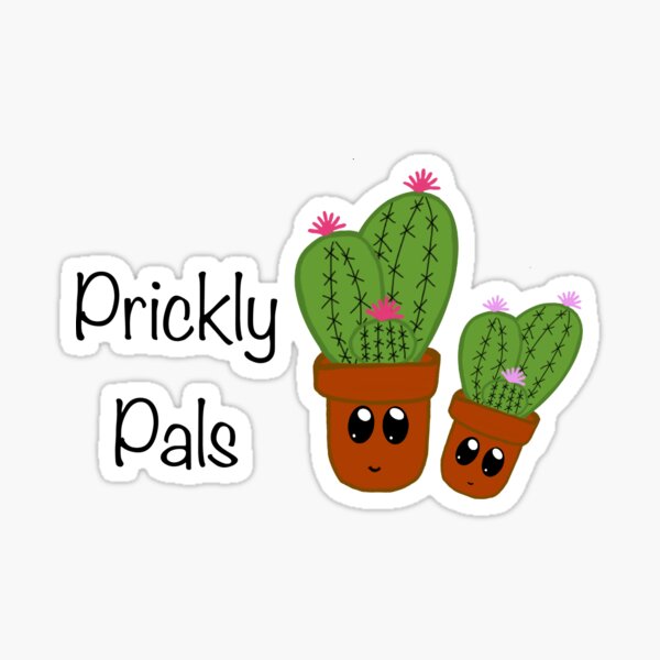 "Prickly Pals" Sticker by Mysticartshop | Redbubble