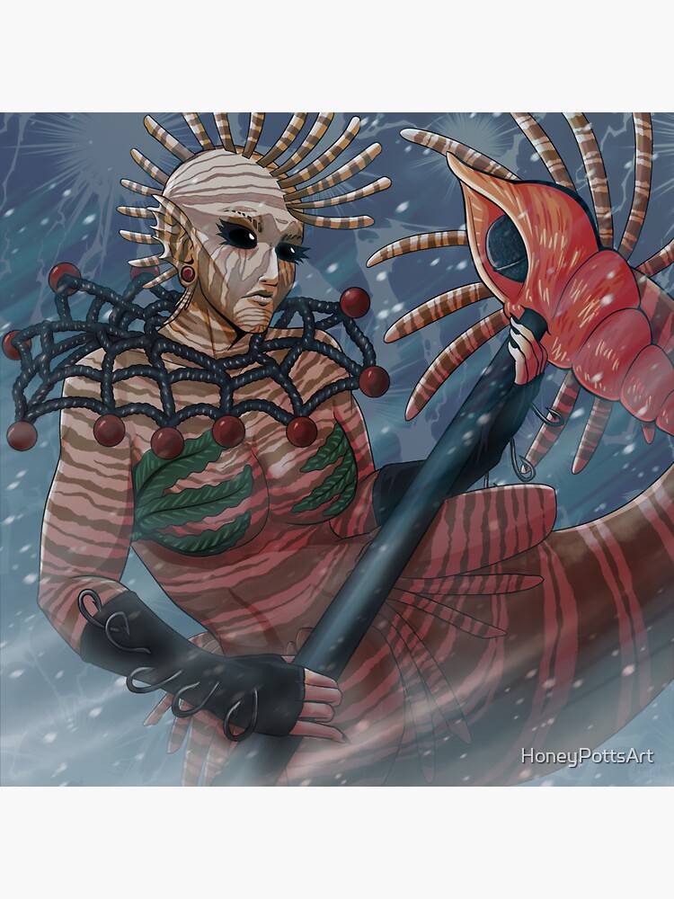 "Punk Band Mermaid" Sticker for Sale by HoneyPottsArt | Redbubble