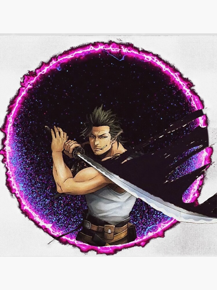 "&Black Clover& - Yami Captain" Sticker for Sale by JordynLadukeg65 ...