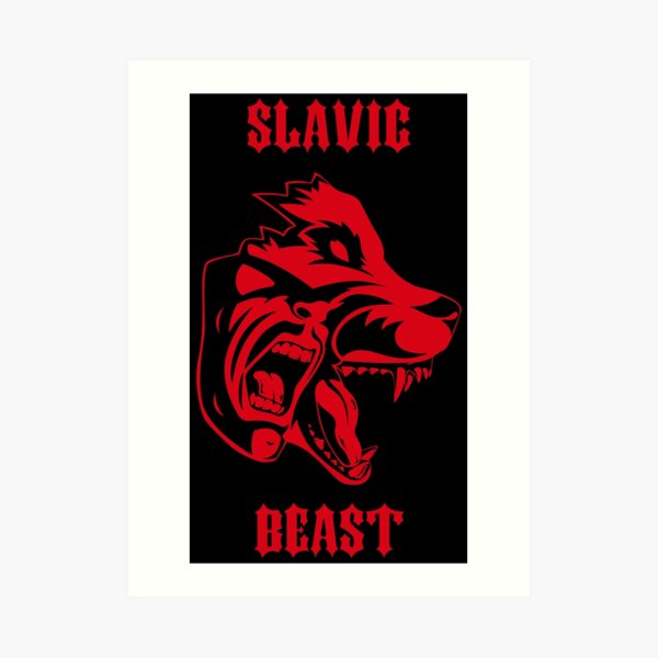 "Werewolf Slavic Beast Wolf Transformation " Art Print for Sale by ...