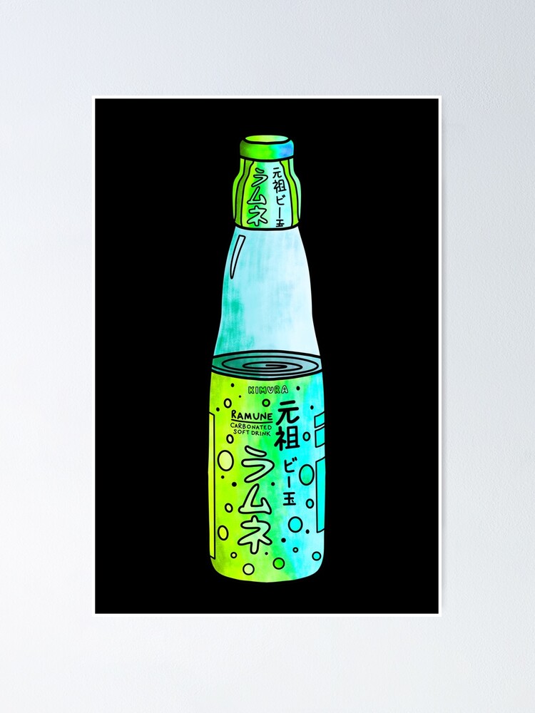 "Ramune Soda Japanese Drink" Poster for Sale by kellylouisev | Redbubble
