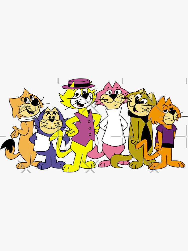 "top cat" Sticker for Sale by MAKROV | Redbubble