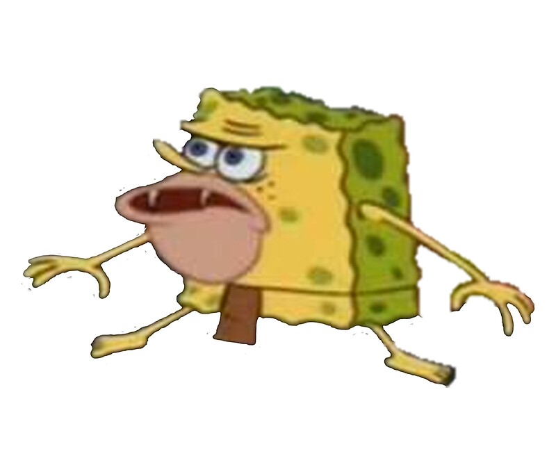 Caveman Spongebob: Posters | Redbubble