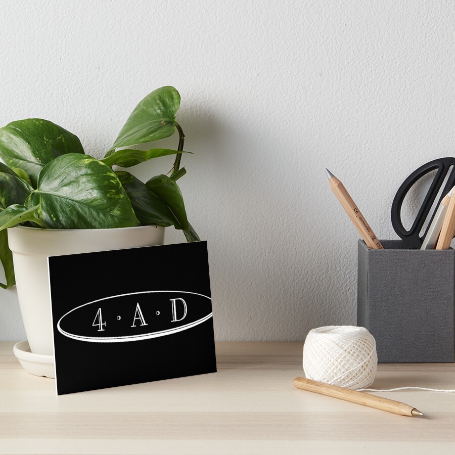 "4AD Logo" Art Board Print by ear-candy | Redbubble