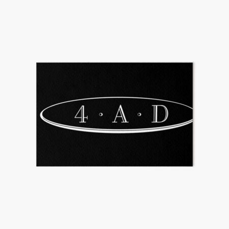 "4AD Logo" Art Board Print by ear-candy | Redbubble