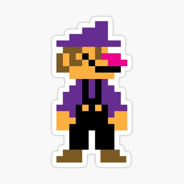 Waluigi Stickers | Redbubble
