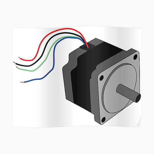 "Stepper Motor" Poster for Sale by Mrak-Store | Redbubble
