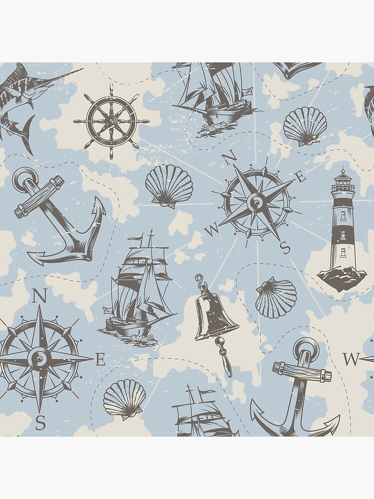 Navigation pattern design Premium Matte Vertical Poster sold by Oyster ...