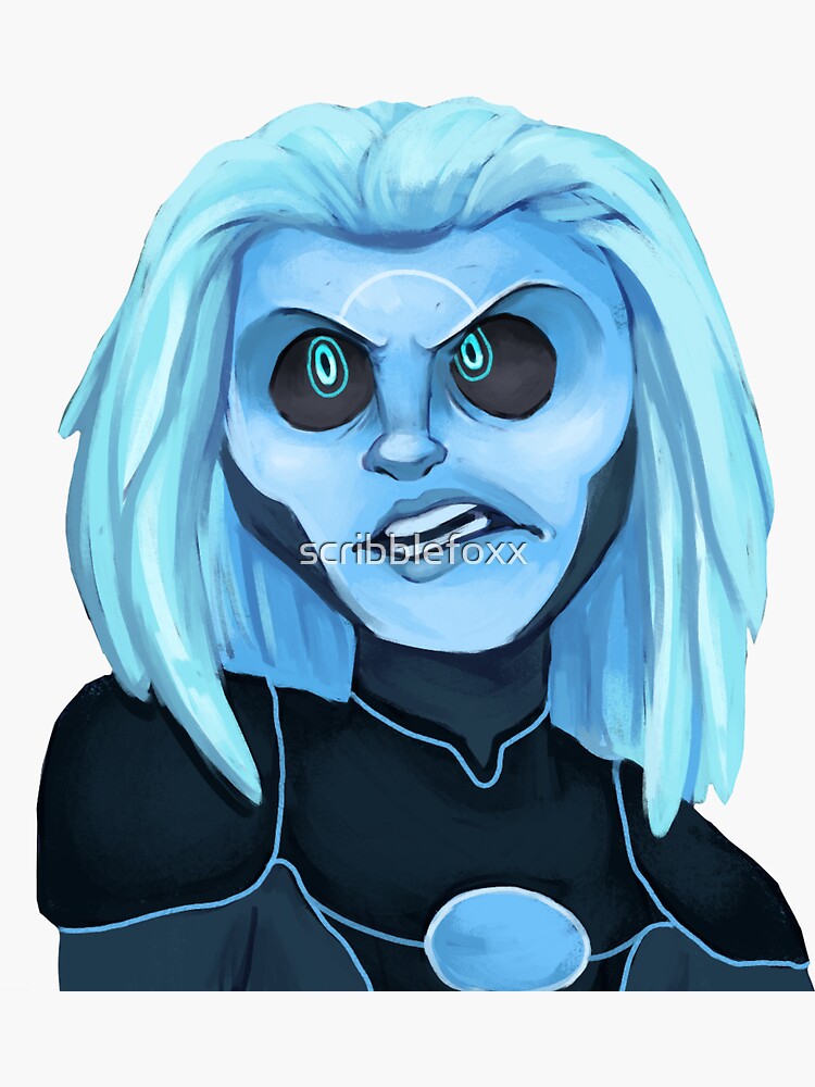 "Aja, Queen-In-Waiting of Akiridion-5" Sticker for Sale by scribblefoxx ...