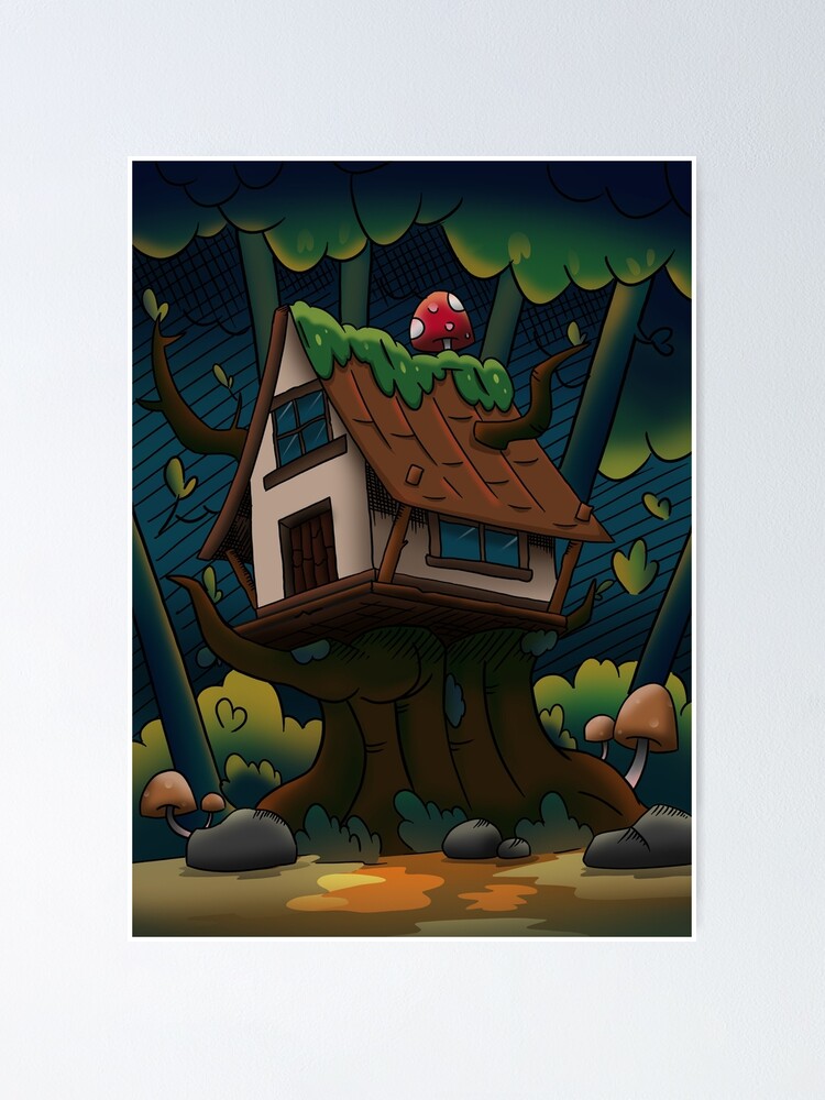 "Treehouse" Poster by LegendaryVortex | Redbubble