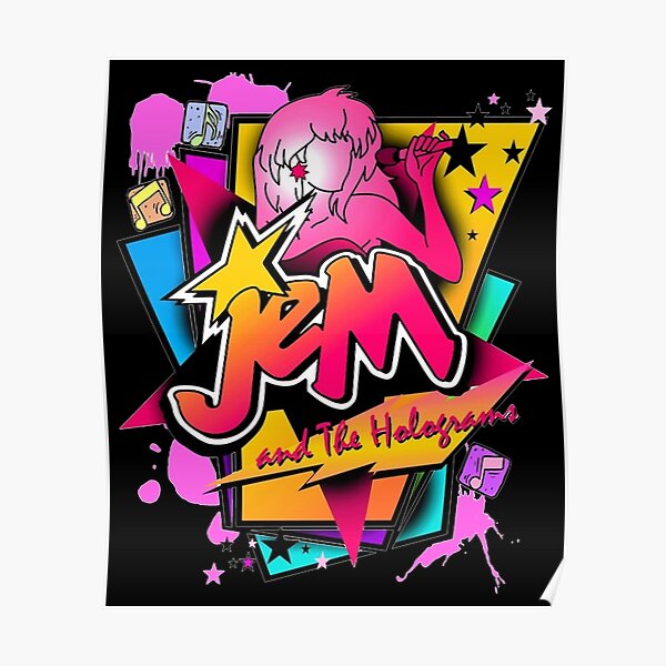 Póster «Arte estético de dibujos animados de Jem y los hologramas» de ...