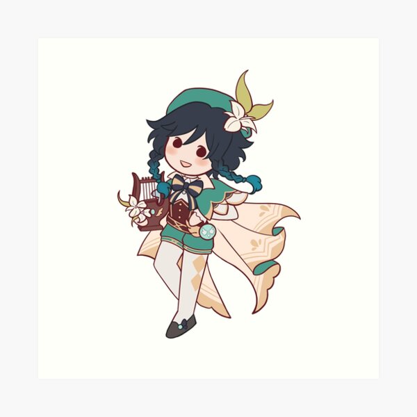 "Venti Chibi" Art Print by artsy-ham | Redbubble