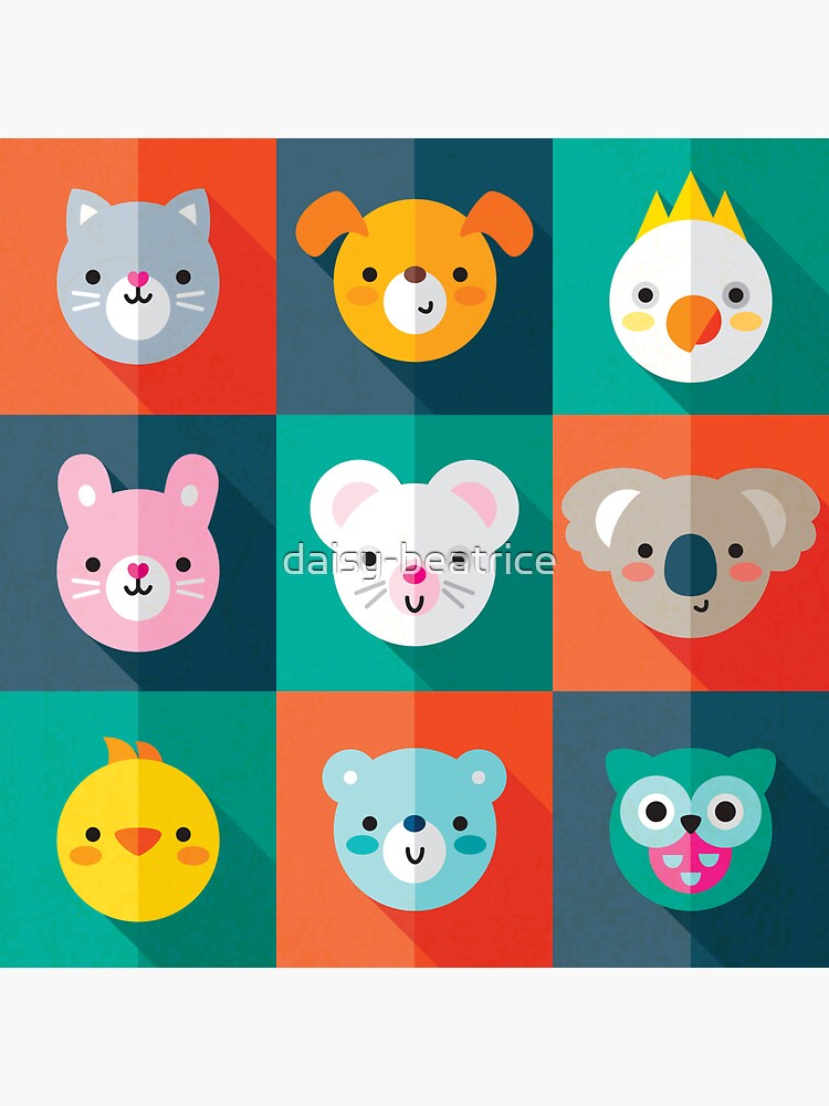 "Pet Parade" Sticker for Sale by daisy-beatrice | Redbubble