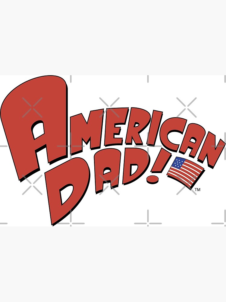 "American Dad Logo" Poster for Sale by olivia-krig | Redbubble